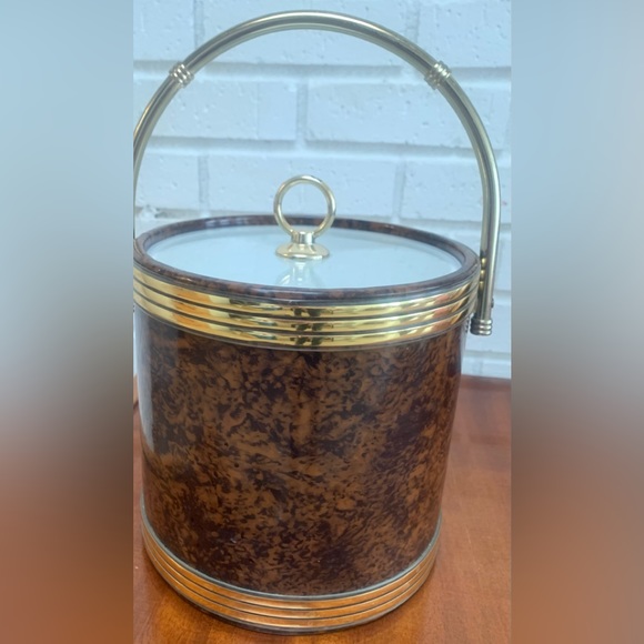 Other | Vintage Tortoise Shell Ice Bucket | Poshmark